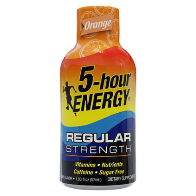 5-hour ENERGY Energy Shot Orange Bottle - 1.93 Fl. Oz. - safeway