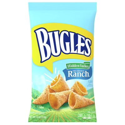 General Mills Bugles Corn Snacks Ranch Bag - 7.5 Oz - safeway