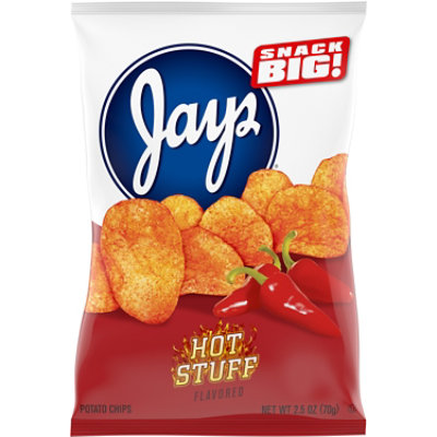Jays Hot Stuff Potato Chips - 2.5 Oz - Safeway