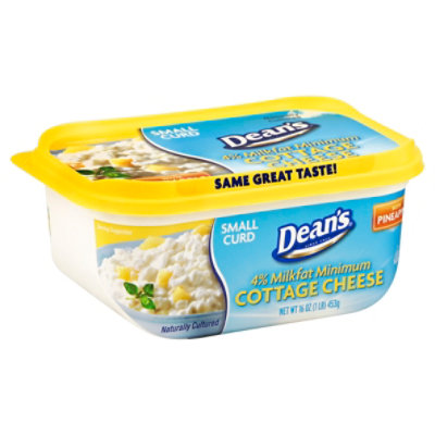 Deans 4% Pineapple Cottage Cheese - 16 Oz - jewelosco