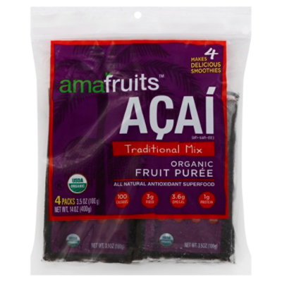 Amafruits Acai Berry Organic Fruit Puree - 14 Oz - Pavilions