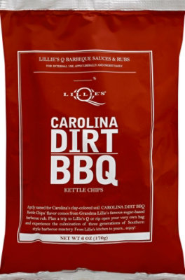 Lillies Q Chips Kttle Crlna Bbq - 6 Oz - Haggen