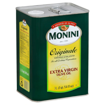 Monini Olive Oil Extra Virgin Originale 3 Liter - 101 Fl. Oz. - Jewel-Osco