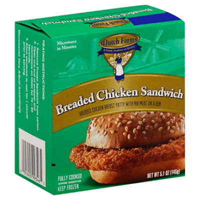 Dutch Farms Chicken Sandwich - 5 Oz - Safeway