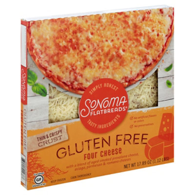 Sonoma Pizza Flatbread 4 Chs Frozen - 17.89 Oz - safeway