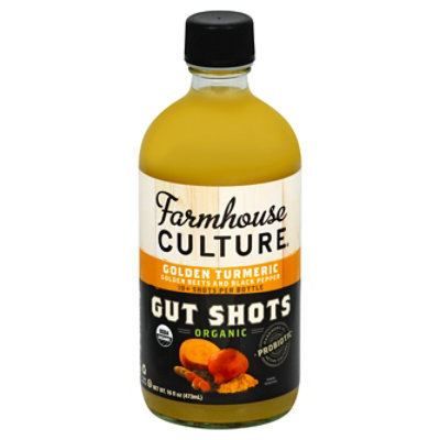 Farmhouse Culture Gut Shot Golden Tumeric - 16 Oz - albertsons