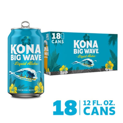 Kona Big Wave Golden Ale Cans - 18-12 Fl. Oz. - Vons