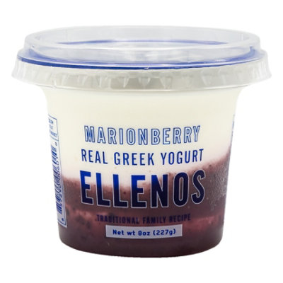 Ellenos Yogurt Greek Marionberry - 8 Oz - Pavilions