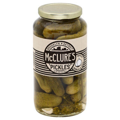 McClures Pickles Whole Garlic & Dill Jar - 32 Oz - Pavilions