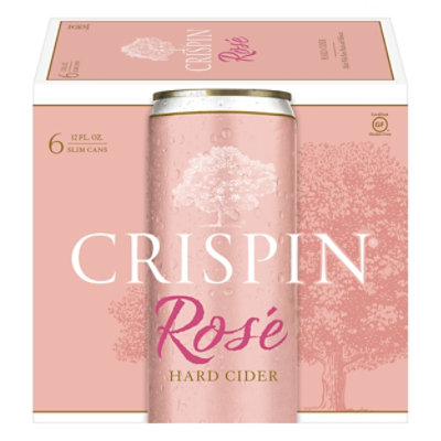 Crispin Rose Hard Cider Cans 5% ABV - 6-12 Fl. Oz. - Safeway