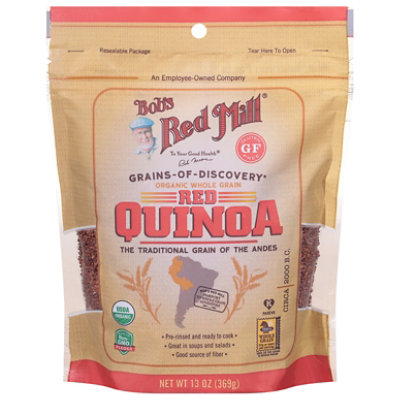 Bobs Red Mill Grains Of Discovery Organic Quinoa Red Gluten Free Non ...