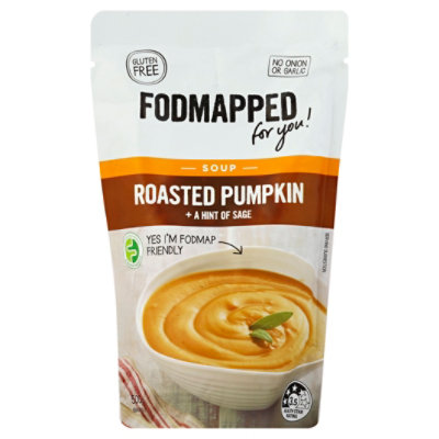 FODMAPPED Soup Roasted Pumpkin Plus A Hint Of Sage Pouch - 500 Gram ...