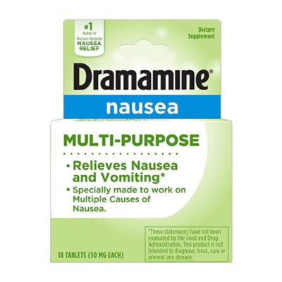 Dramamine Multi Purpose - 18 Count - safeway