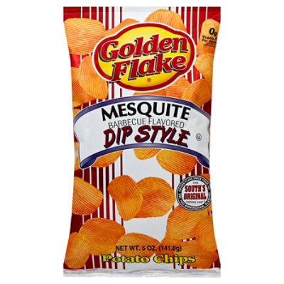 Golden Flake Potato Chips Dip Style Mesquite - 5 Oz - Safeway