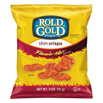 Rold Gold Flamin Hot Thin Crisps - 3 Oz - Safeway