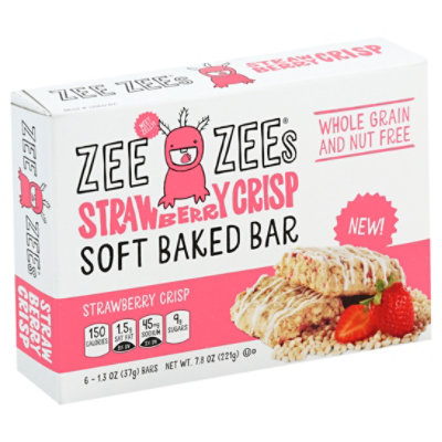 Zee Zees Soft Baked Bars Strawberry Crisp - 6-1.3 Oz - Safeway