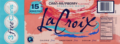 LaCroix Sparkling Water Cran Raspberry Bonus Pack - 15-12 Fl. Oz. - Safeway
