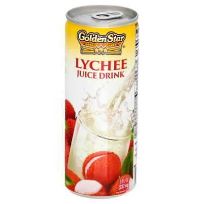 Golden Star Drink Lychee - 8 Oz - Albertsons