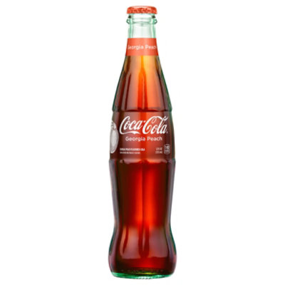 Coca-Cola Soda Pop Cola Georgia Peach - 12 Fl. Oz. - Albertsons