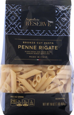Signature Reserve Pasta Penne Rigate - 16 Oz - Balducci's