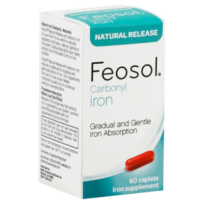 Feosol Natural Release Caplets - 60 Count - Safeway