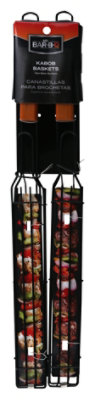 Non Stick Kabob Basket 2ct - Each - haggen