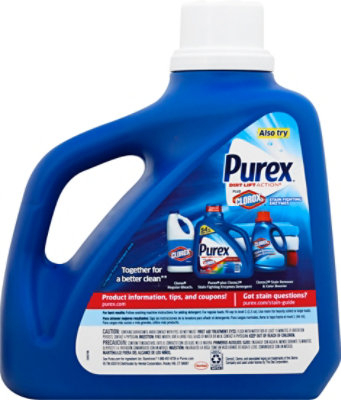Purex Laundry Detergent Liquid Odor Release 100 Loads - 150 Fl. Oz ...