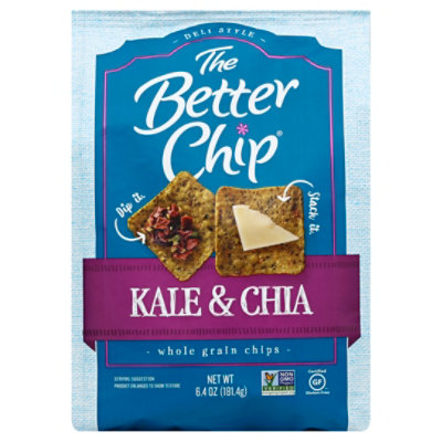 The Better Chip Chips Whole Grain Kale & Chia - 6.4 Oz - Pavilions