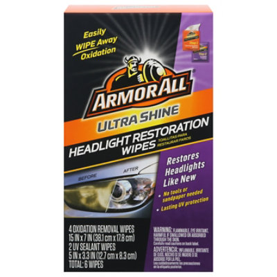 Armor All Headlight Restore Wipes - Each - safeway