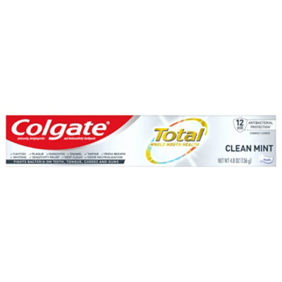 Colgate Total Clean Mint Paste Toothpaste - 4.8 Oz - safeway