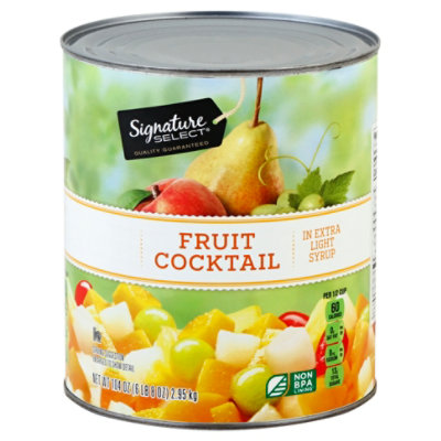 Signature SELECT Fruit Cocktail In Extra Light Syrup - 104 Oz - Safeway