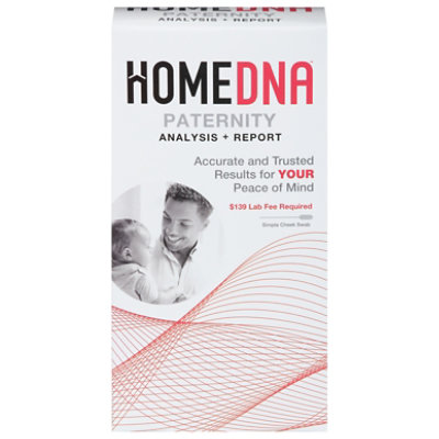 IDENTIGENE HomeDNA Collection Kit Paternity Analysis + Report - Each - vons