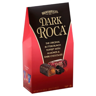 Brown & Haley Dark Roca Butterscotch Toffee With Almonds & Dark ...