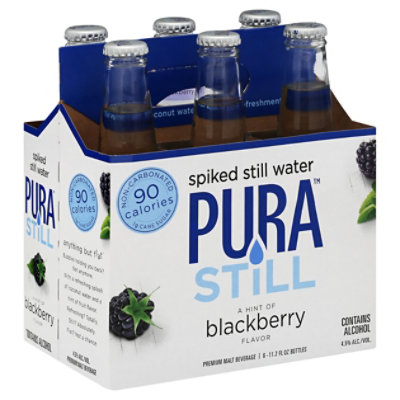 Pura Still Blackberry In Bottles - 6-11.2 Fl. Oz. - jewelosco