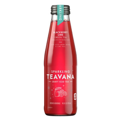 Teavana Craft Iced Tea Sparkling Blackberry Lime Green Tea In Bottle ...