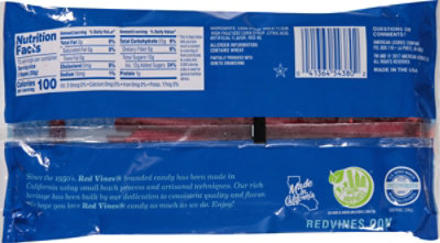 Red Vines Red Ropes Candy Snack Sized Licorice Pieces Bag - 14 Oz - safeway