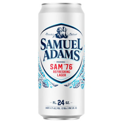 Sam Adams 76 24oz Cans - 24 Fl. Oz. - Safeway