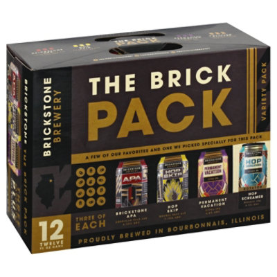 BrickStone Brewery Variety 12/12c - 6-12 Fl. Oz. - jewelosco