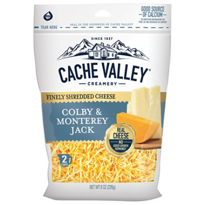 Cache Valley Cheese Finely Shredded Colby & Monterey Jack - 8 Oz ...
