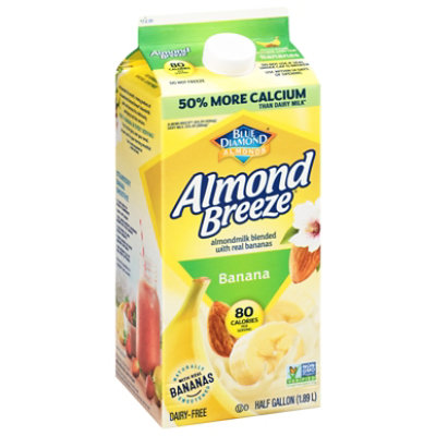 Almond Breeze Almond Milk Blended With Real Bananas - 64 Oz - vons