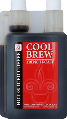 Cool Brew Coffee Cold Brewed Concentrate French Roast - 1 Liter ...