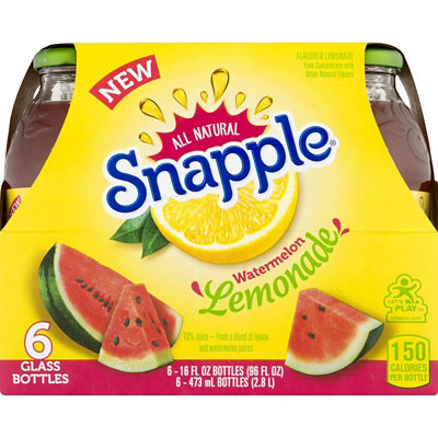 Snapple Watermelon Lemonade - 6-16 Oz - vons