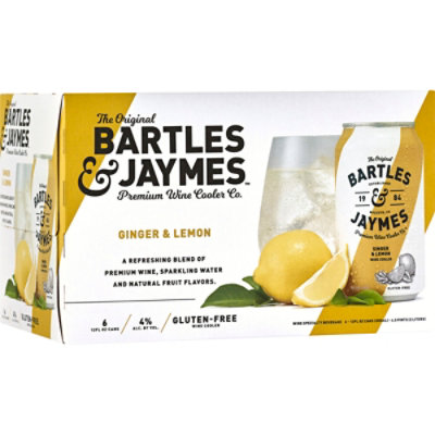 Bartles and Jaymes Fuzzy Navel Wine Cooler Cans - 6-355 Ml - Pavilions