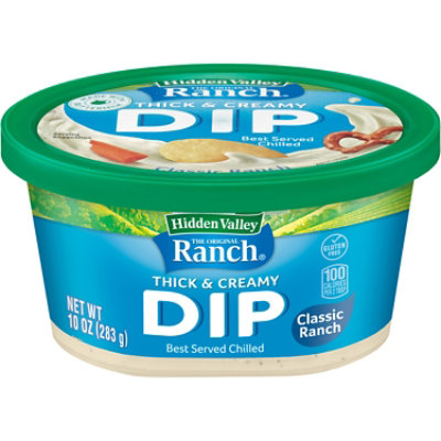 Hidden Valley Ready to Eat Dip Classic Ranch - 10 Oz - safeway
