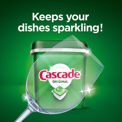 Cascade Original Dishwasher Detergent Pods ActionPacs Tabs Fresh Scent ...