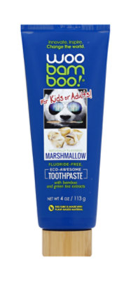 Woobamboo Toothpaste Marshmallow - 4 Oz - Albertsons