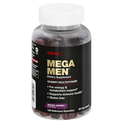 Gnc Mega Men Gummy - 120 Count - safeway