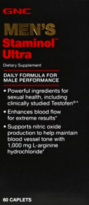 GNC Mens Staminol Ultra - 60 Count - albertsons