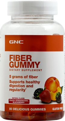 GNC Fiber Gummies - 80 Count - Safeway