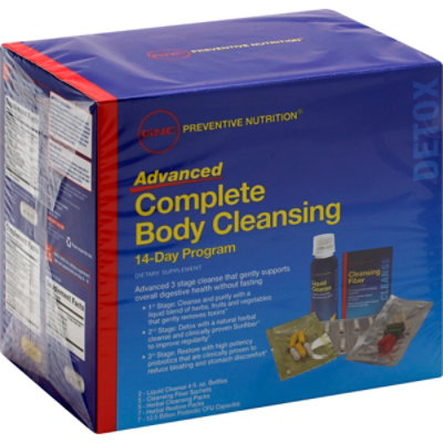 GNC Preventive Nutrition Complete Body Cleanse 14day - 14 Count ...